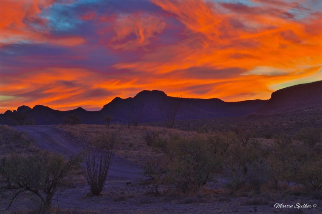 Sierrita Fire Sky Sunset - Martin Spilker Photography